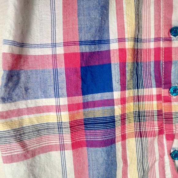 Akademiks | Shirts & Tops | Akademiks Kids Faded Primary Plaid Logo ...